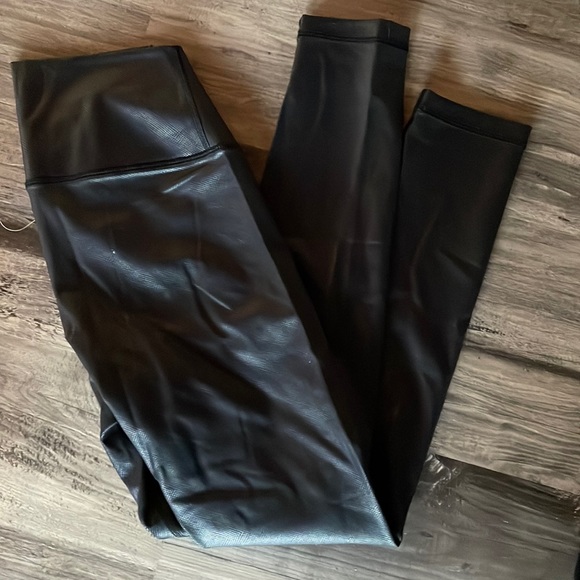 Crz Yoga Pants And Jumpsuits Crz Yoga Faux Leather Leggings Poshmark